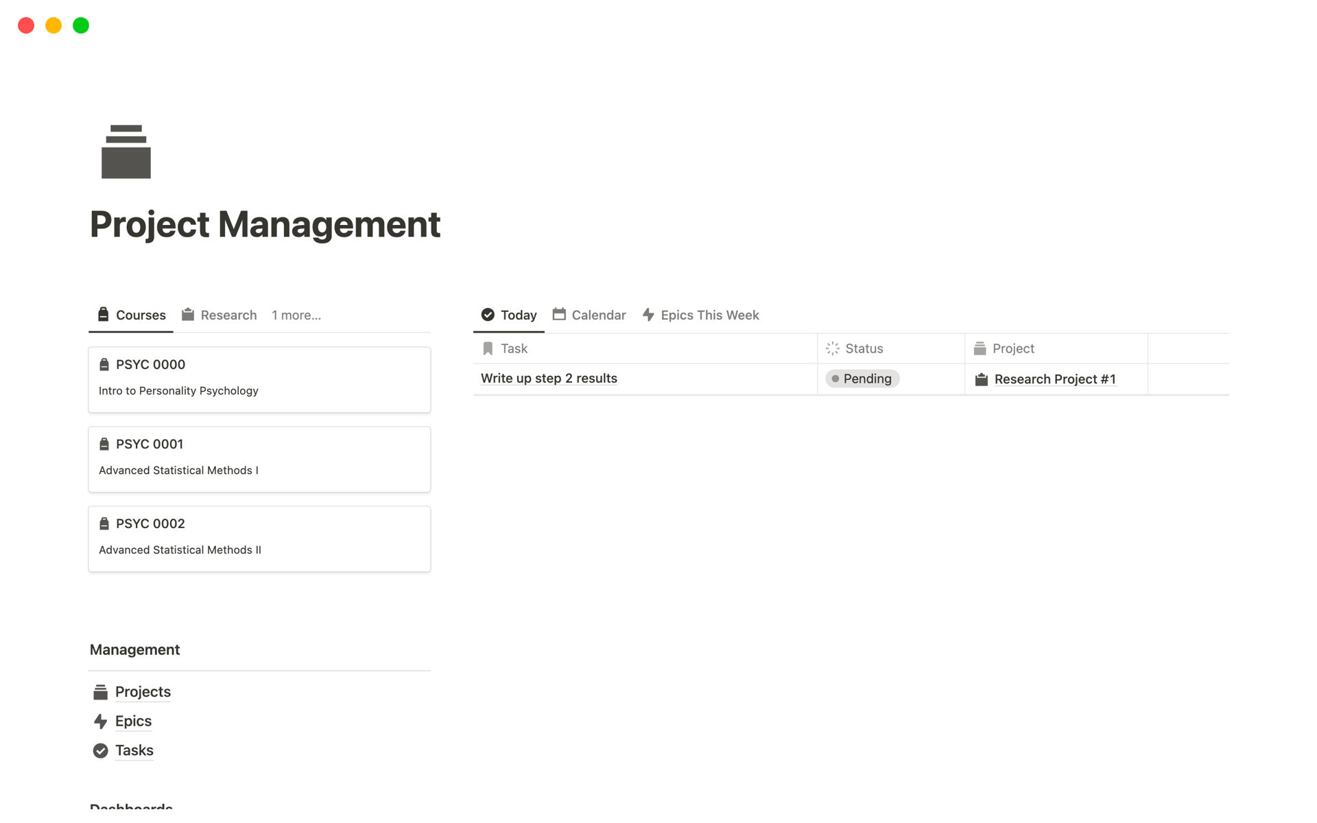 Project Management Template Notion Marketplace