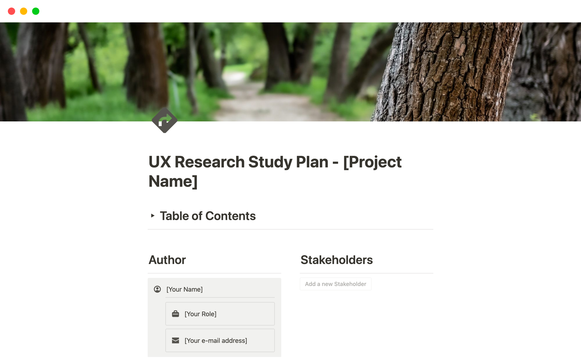 UX Research Study Plan Template by Max Hopf | Notion Marketplace