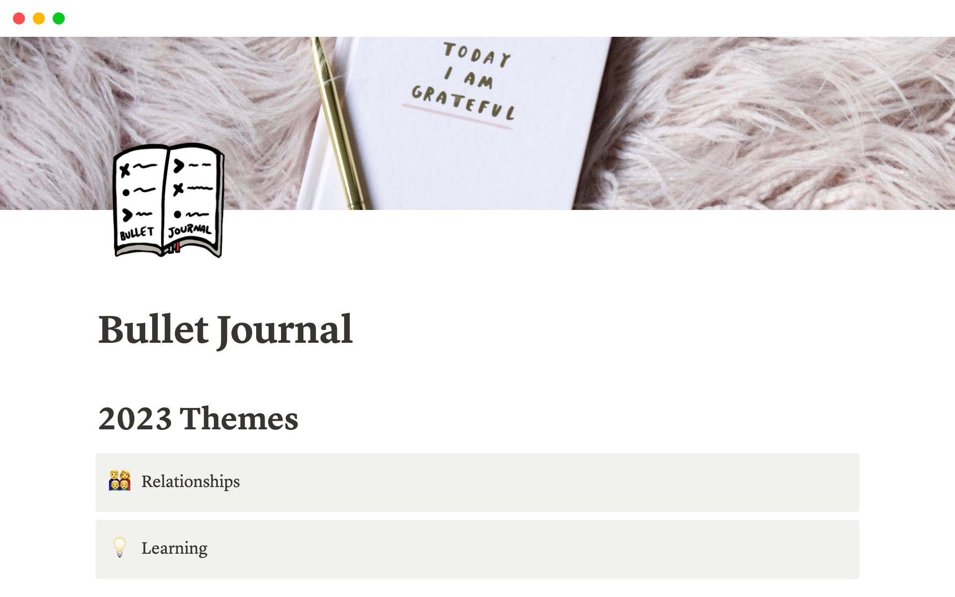 Bullet Journal Notion Template Template By Digital Templates Hq