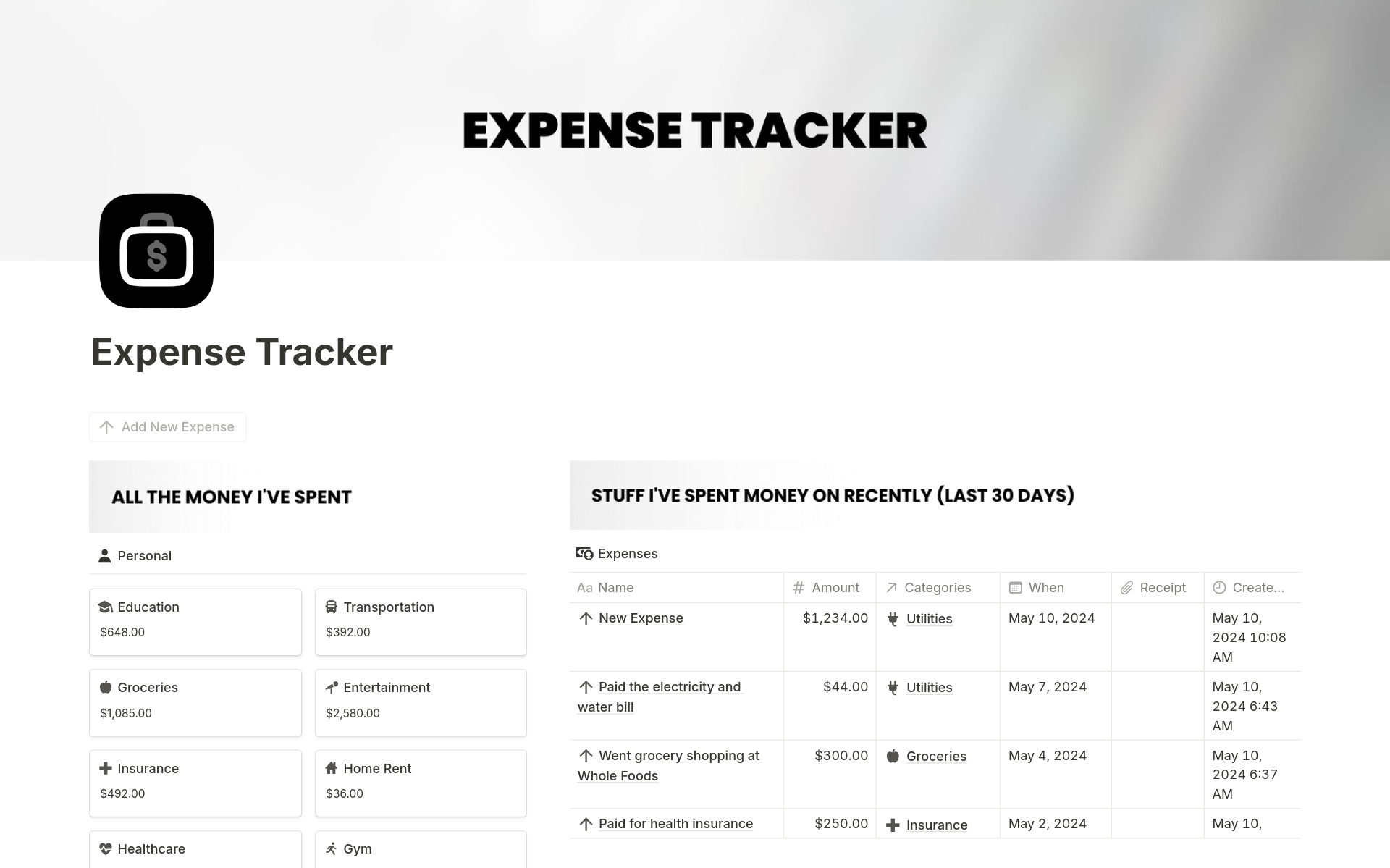 Ultimate Expense Tracker Template | Notion Marketplace