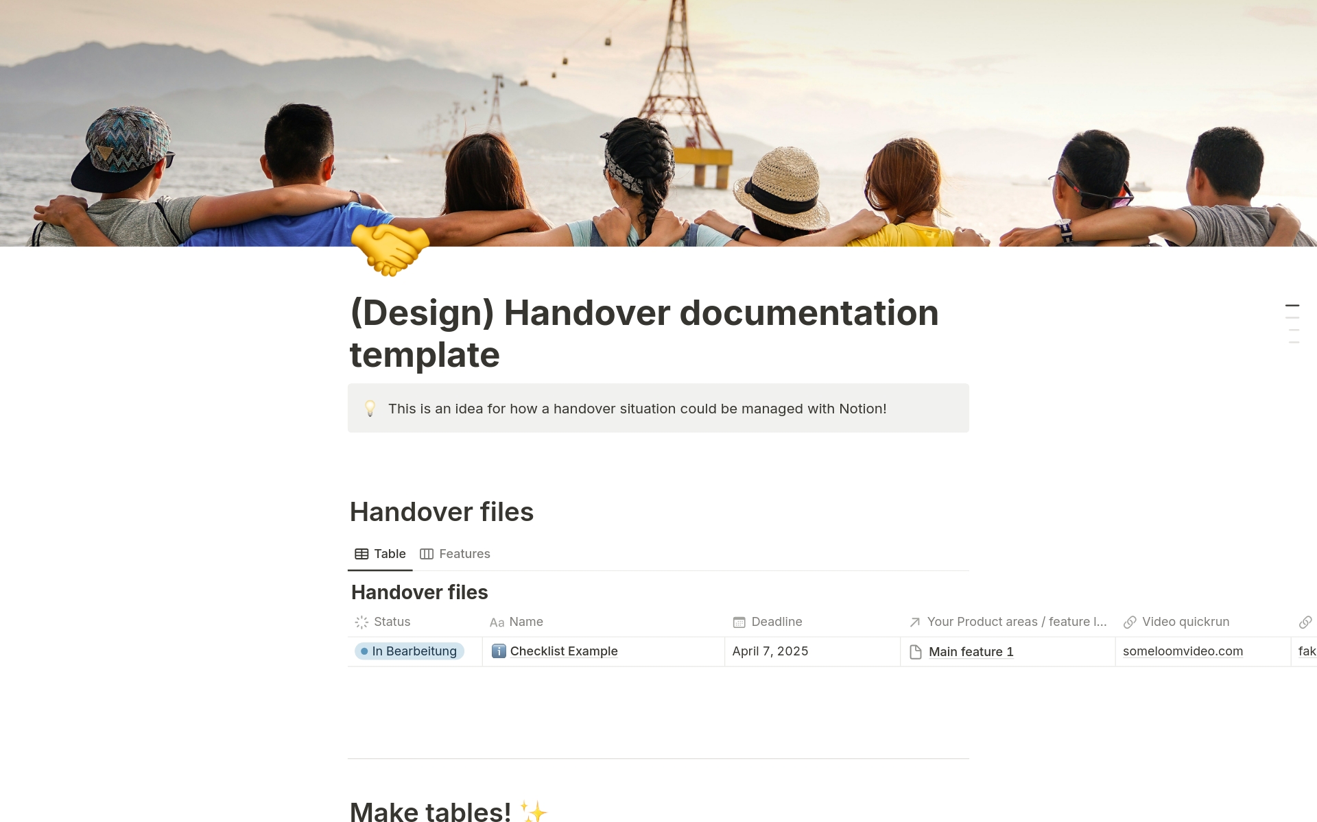 Design Handover Template by Maya F. | Notion Marketplace