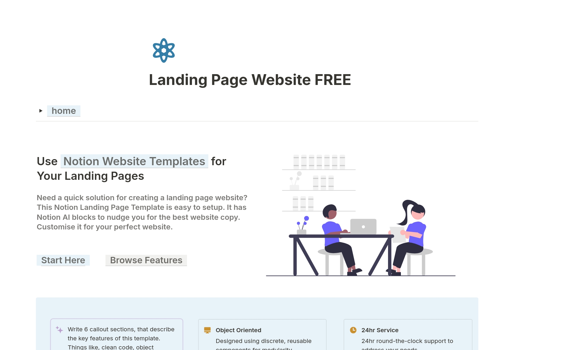 How to Create a Notion Landing Page