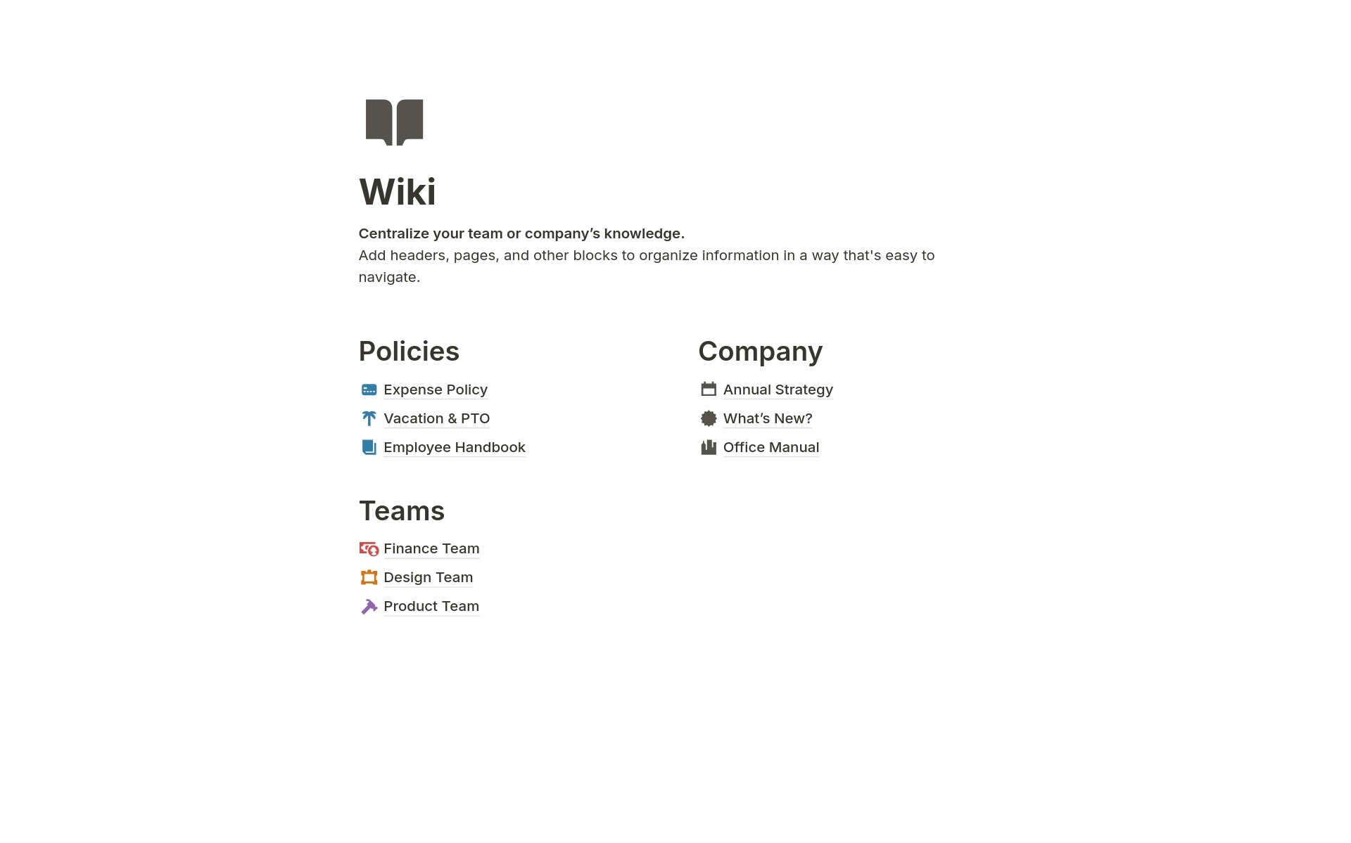 Simple Wiki 2025 Template | Notion Marketplace