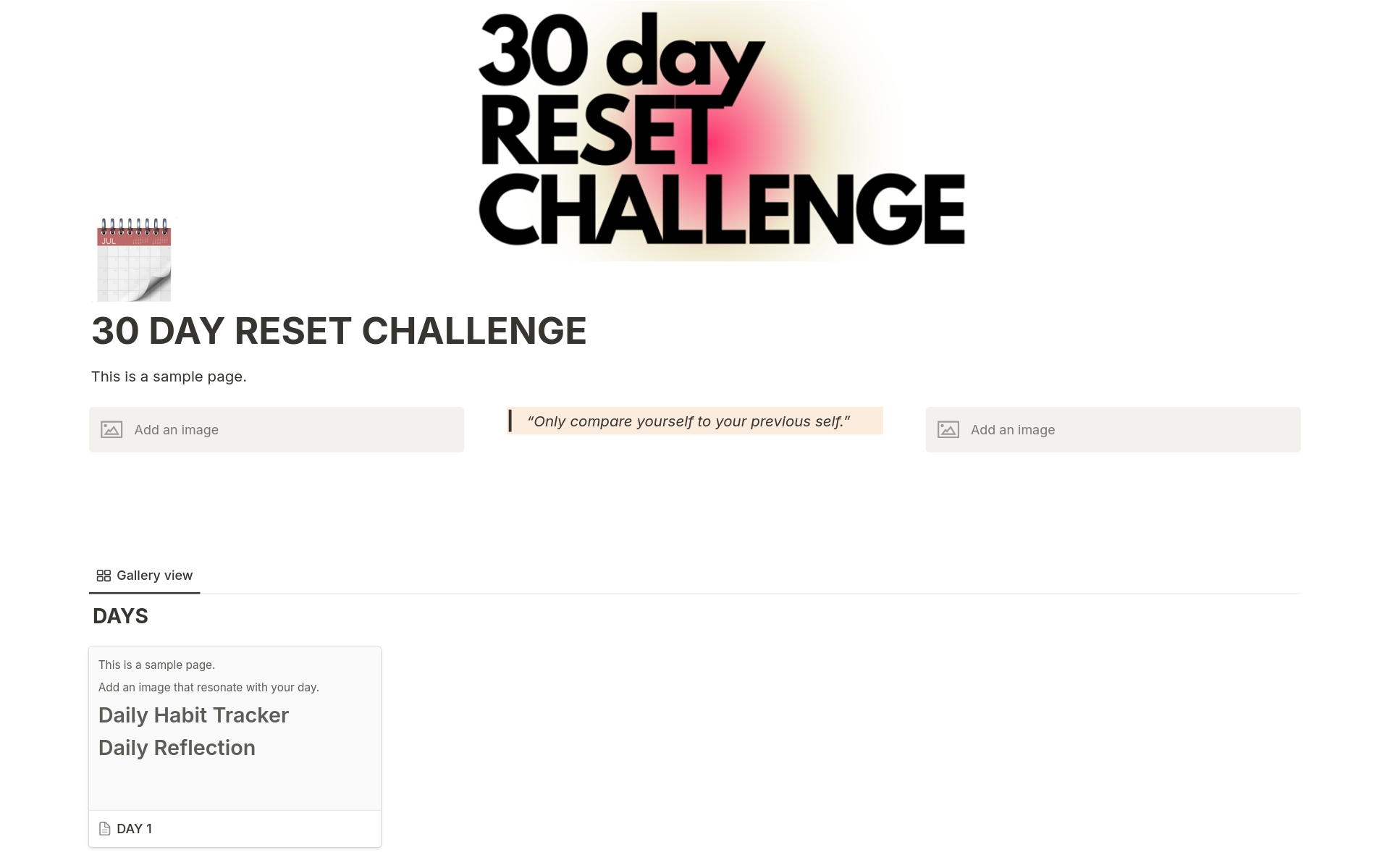 30 Day Reset Challenge Template Notion Marketplace 30 Day Reset Challenge Template Notion Marketplace