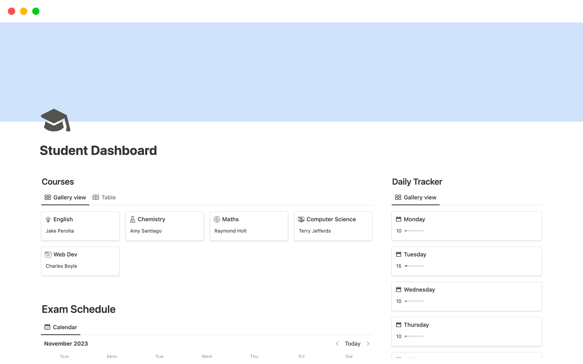 Ultimate Student Dashboard Template by Genius Crew | Notion Marketplace
