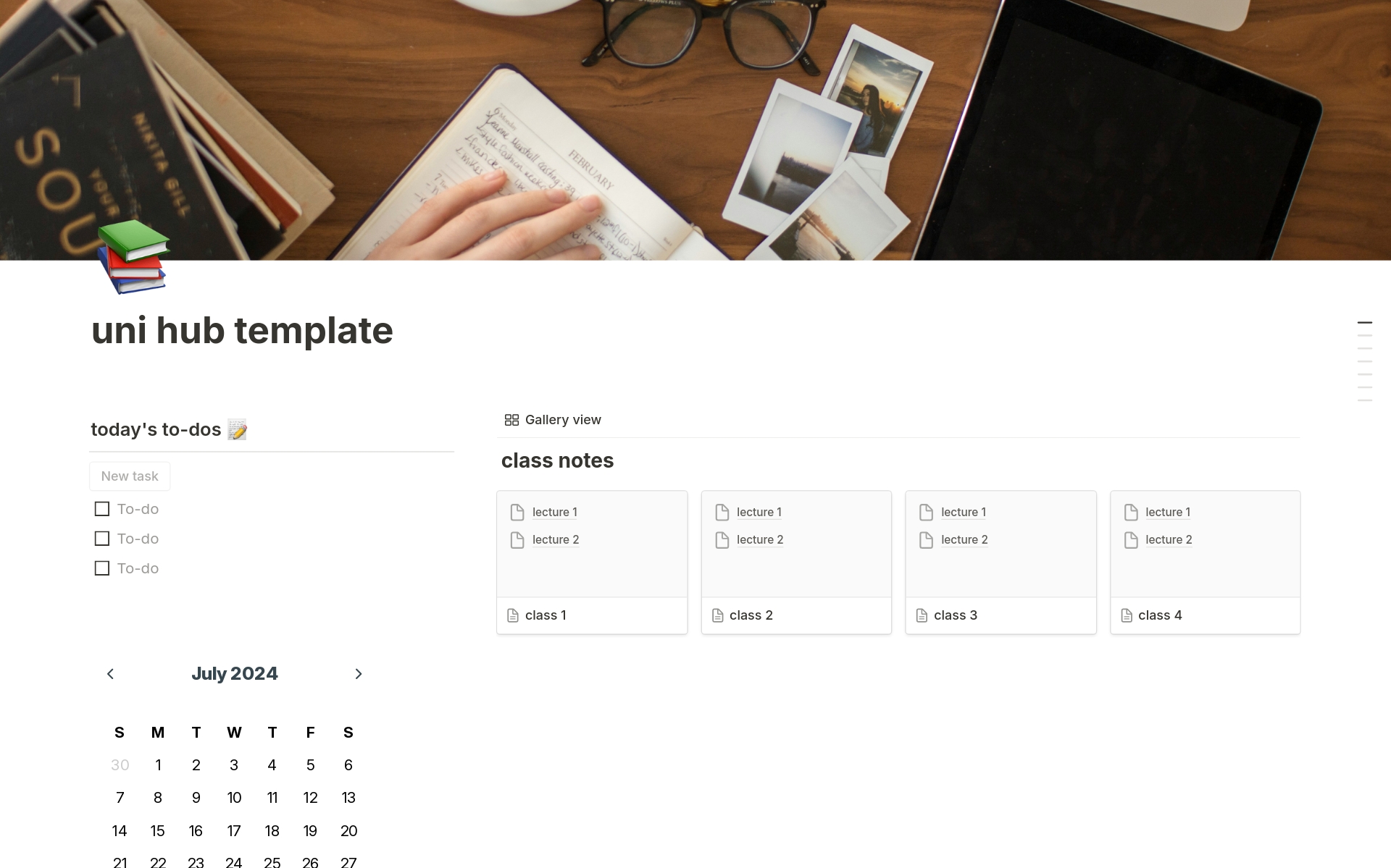 Uni hub Template by Cece - Campus Leader | Notion Marketplace