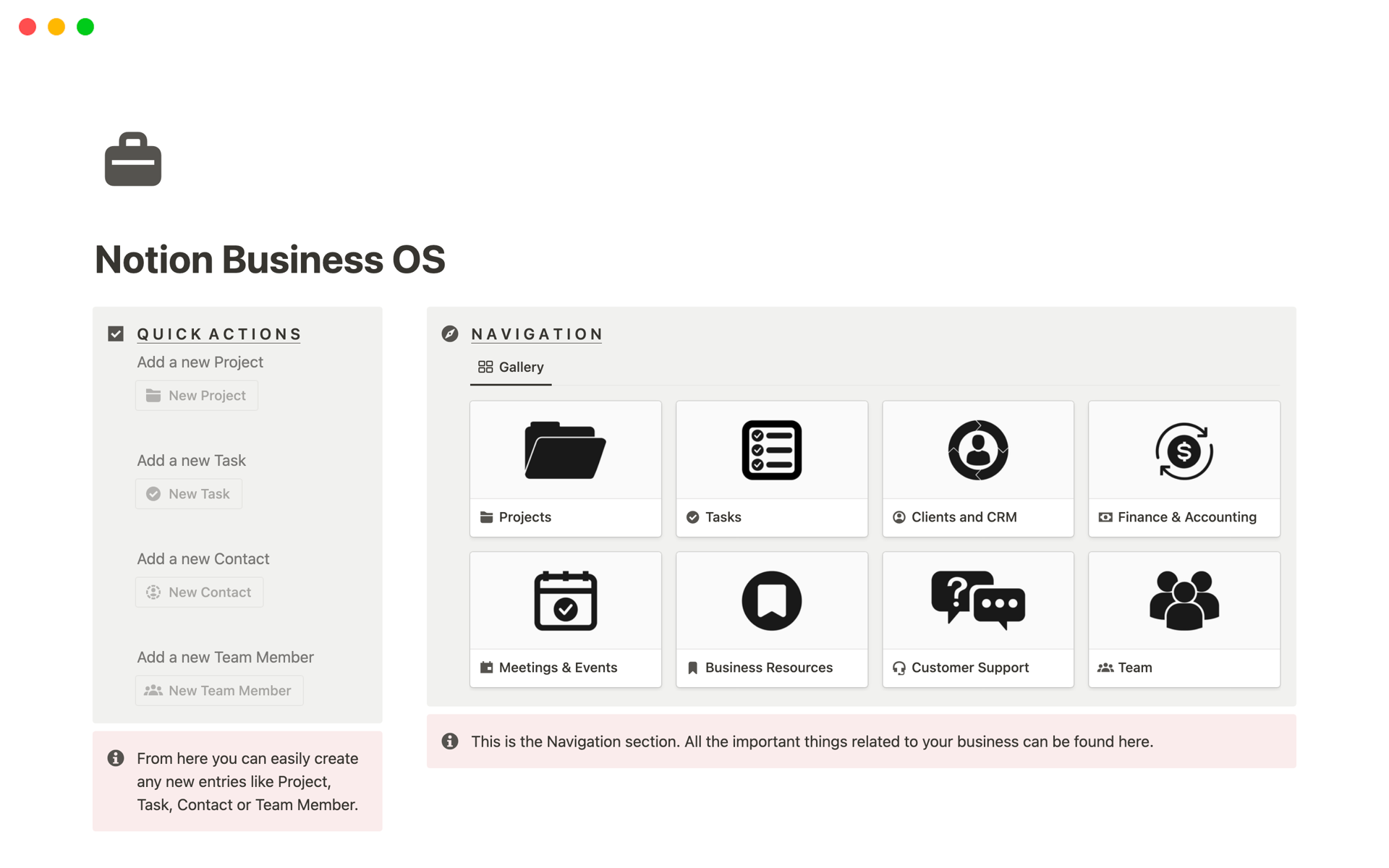 Business Os Template Notion Marketplace