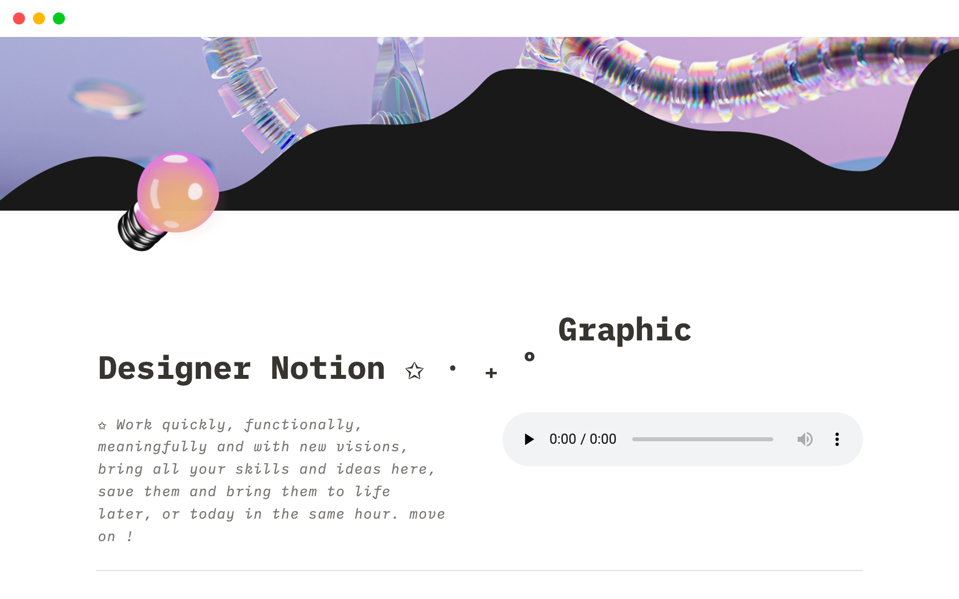 Graphic Designer Notion Template Notion Marketplace