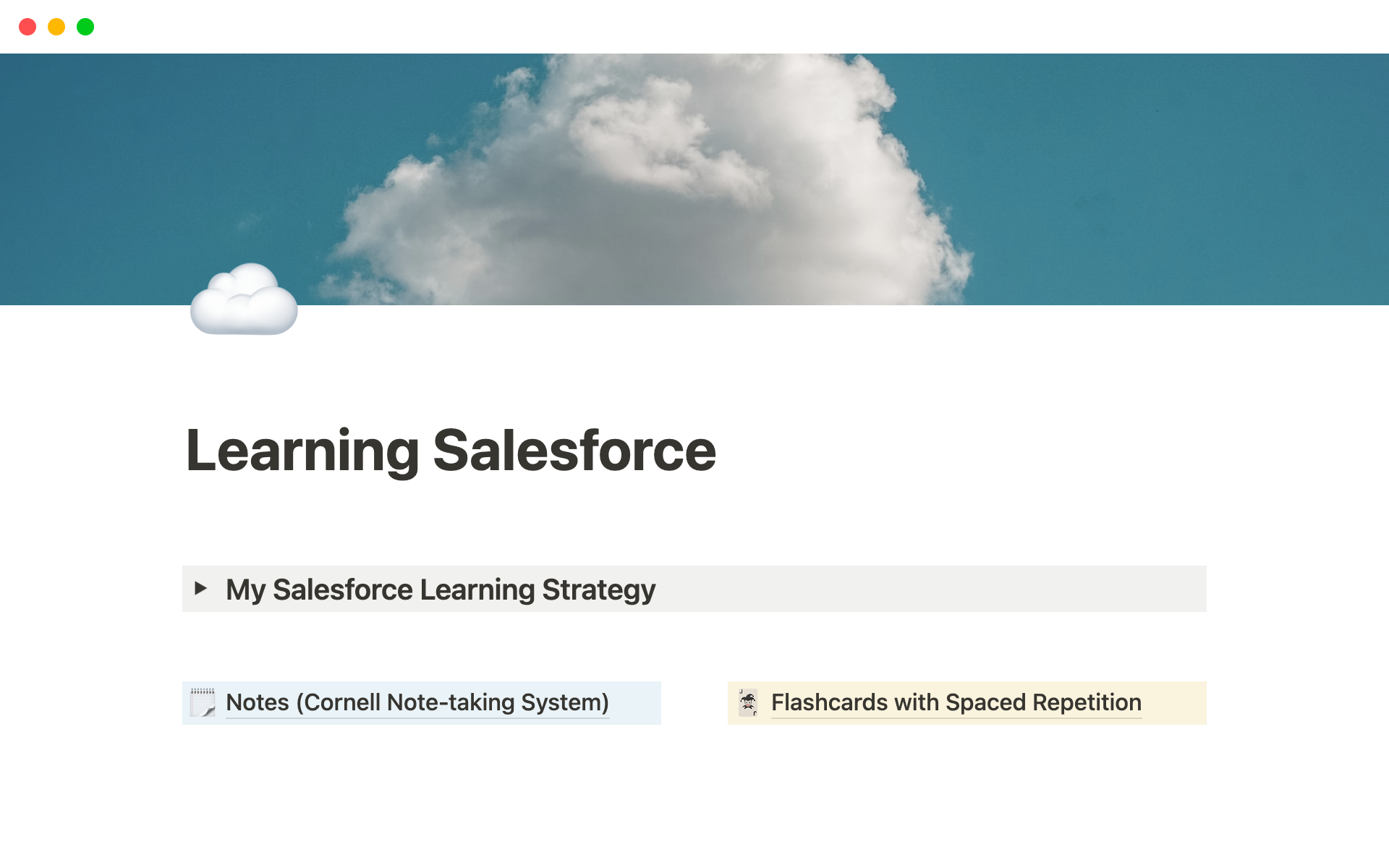 Ultimate Salesforce Learning System Template By Tim Koroteev Notion