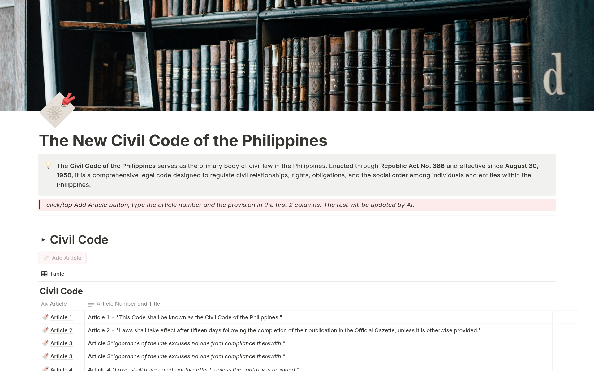 The New Civil Code of the Philippines Template by Jurizpru-Denz ...