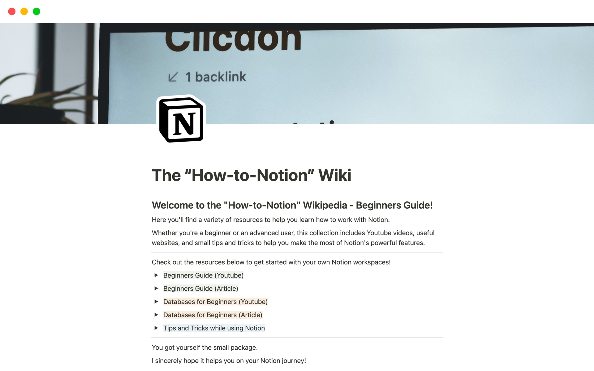 The “How-to-Notion” Wiki Template by Felix' Digital Stash | Notion ...