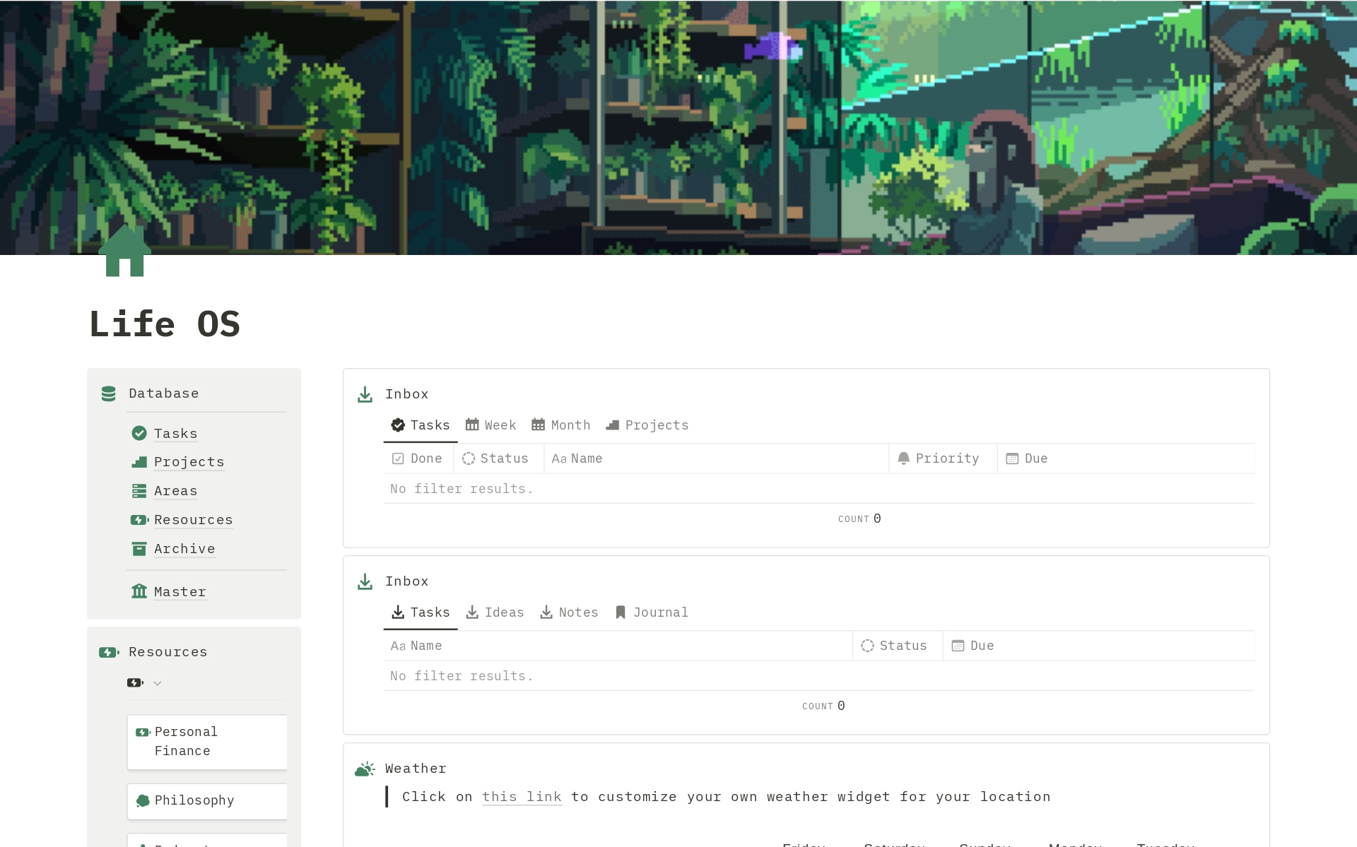 Life OS Life Management Template | Notion Marketplace