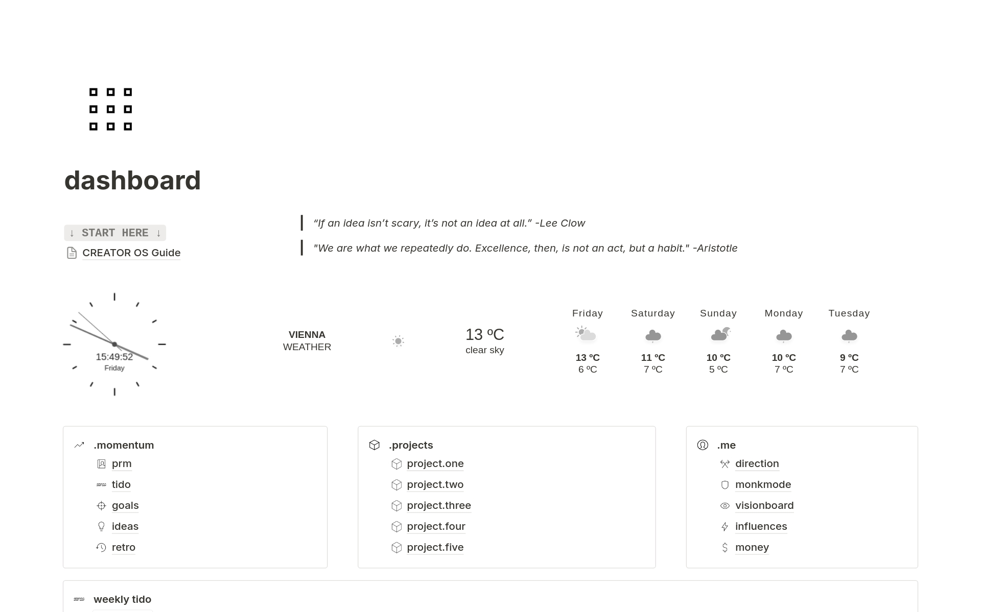 CREATOR OS Template | Notion Marketplace