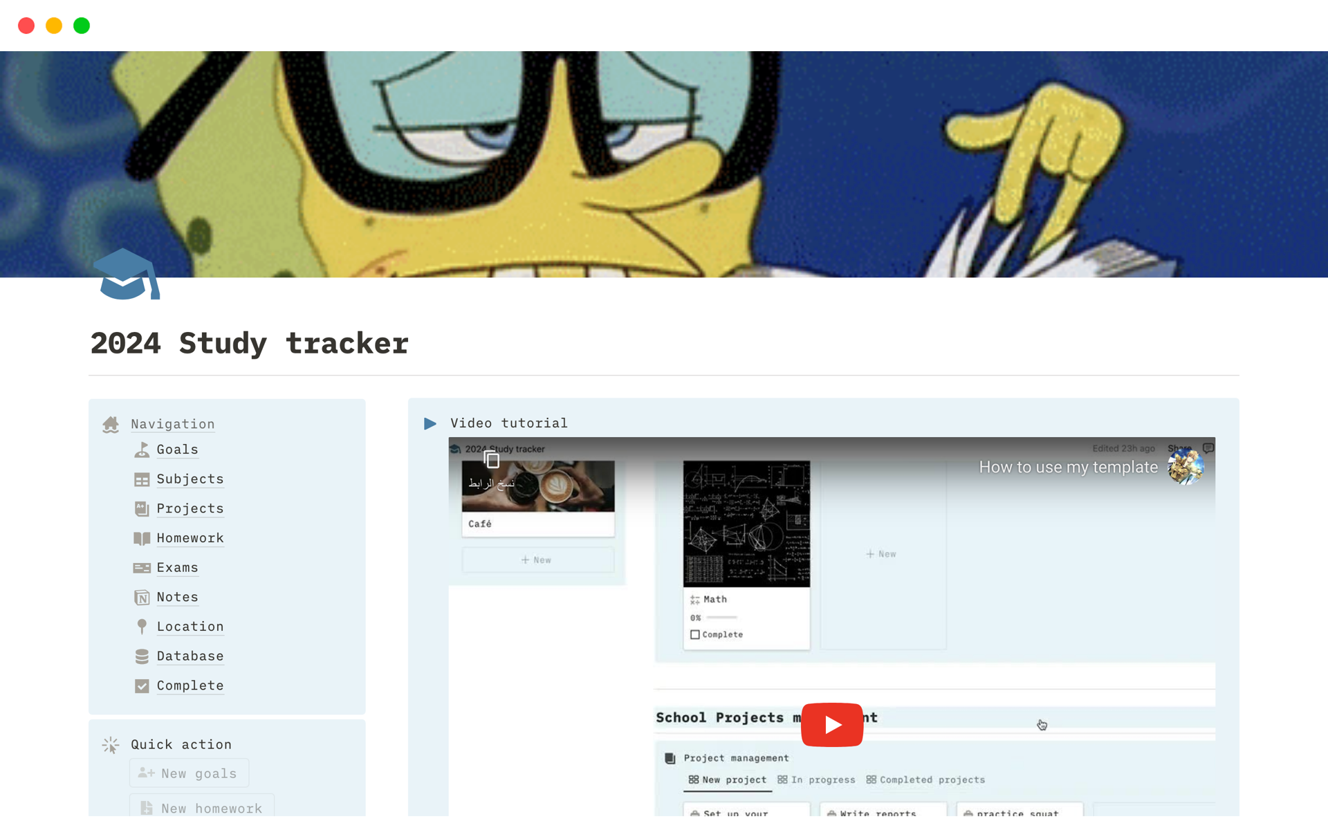 2024 Study tracker Template by Kangkusa | Notion Marketplace