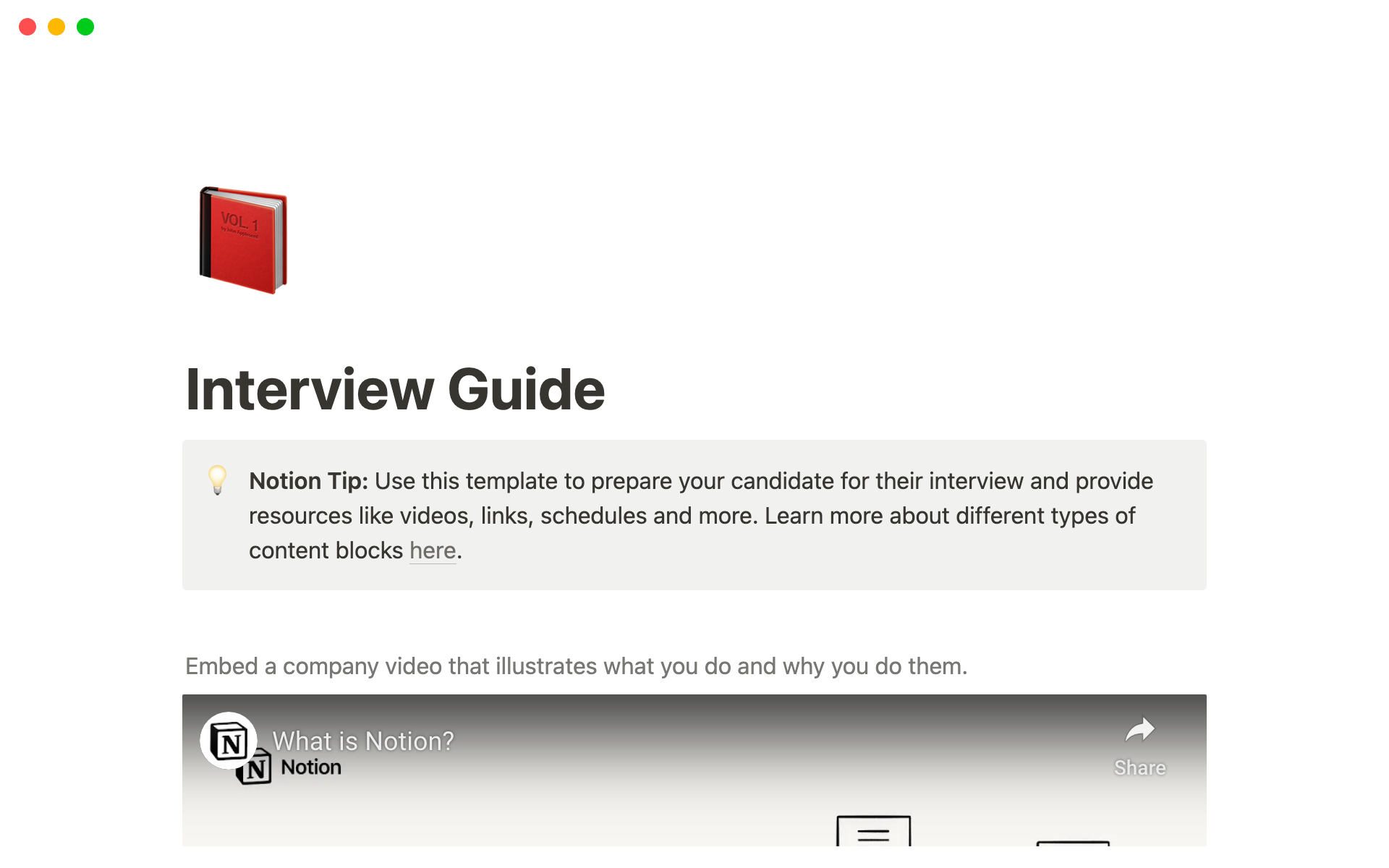 Interview Guide 2025 Template | Notion Marketplace
