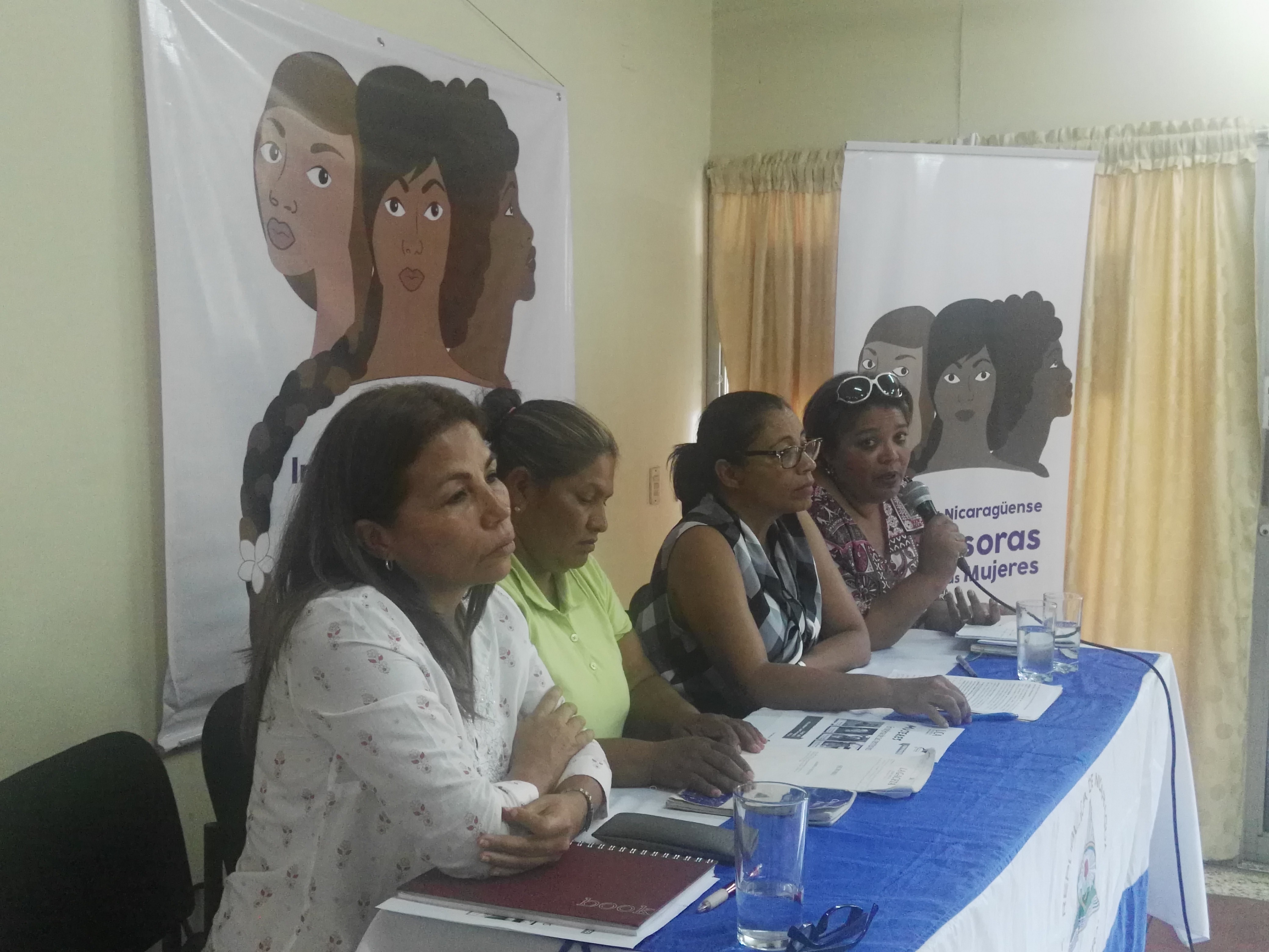 Mujeres denuncian al gobierno de Ortega