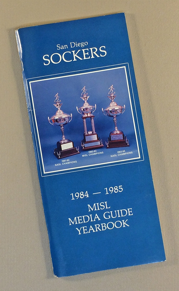San Diego Sockers 1984 85 Media Guide SportsHistoryCollectibles San Diego Sockers 1984 85 Media Guide SportsHistoryCollectibles