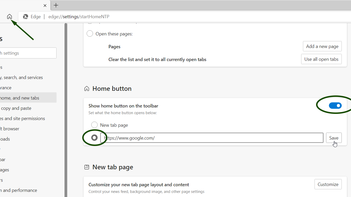How To Change Homepage On Microsoft Edge