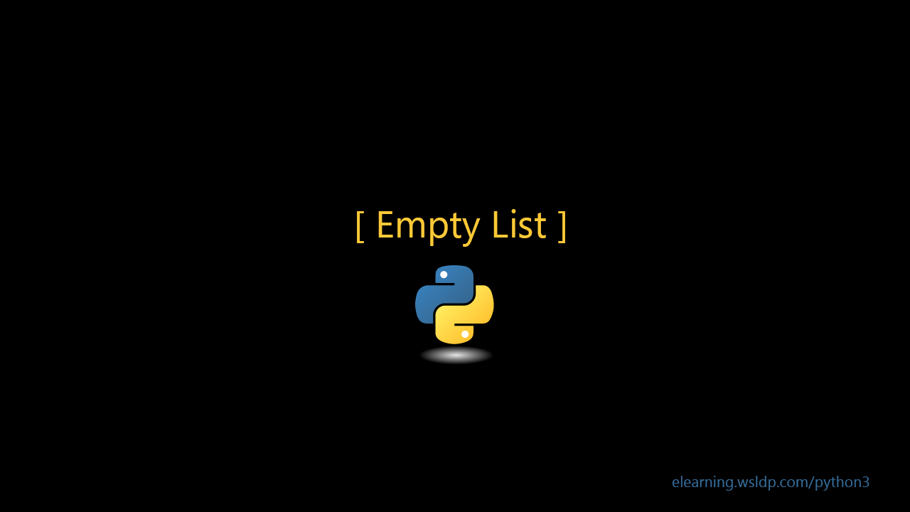 How To Create Empty List In Python