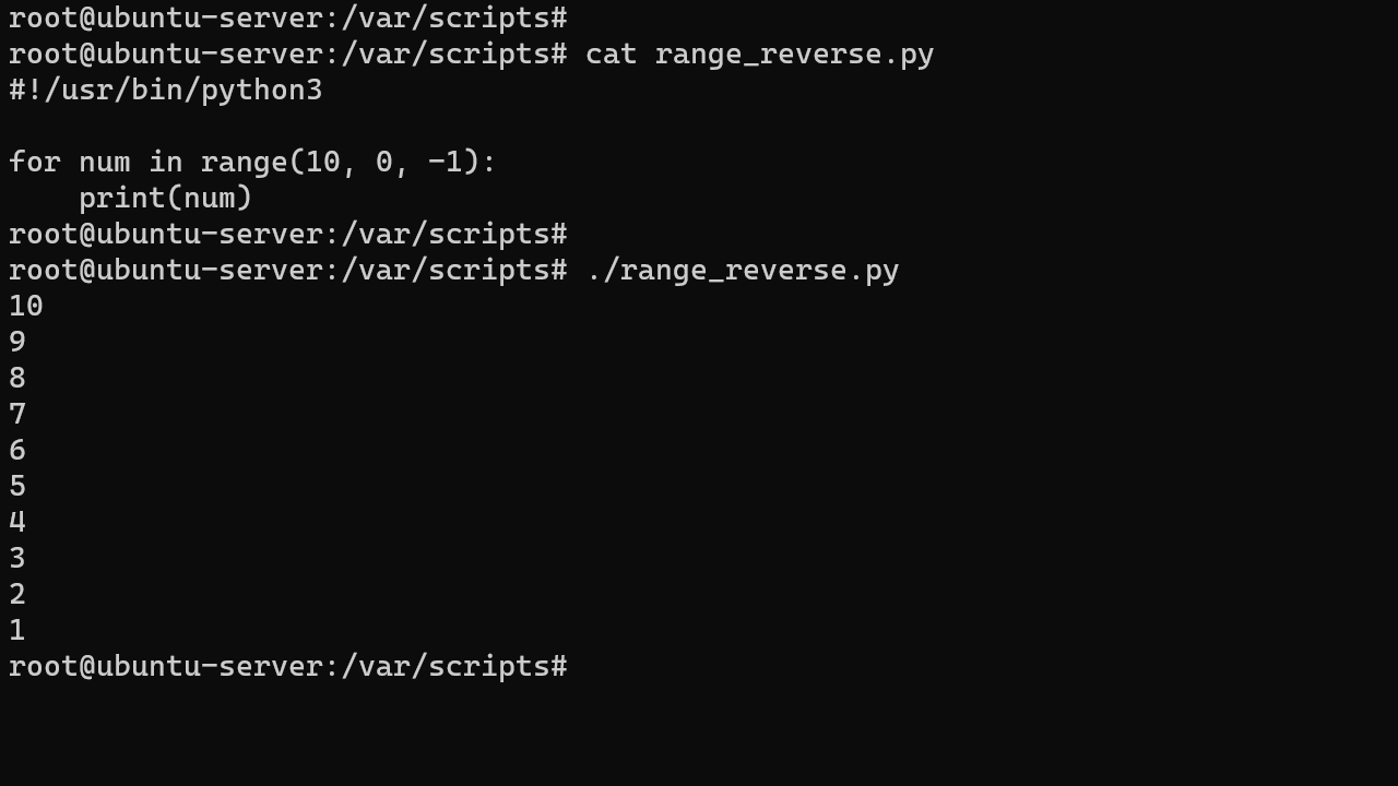 Python Range Reverse For Loop Reverse Range