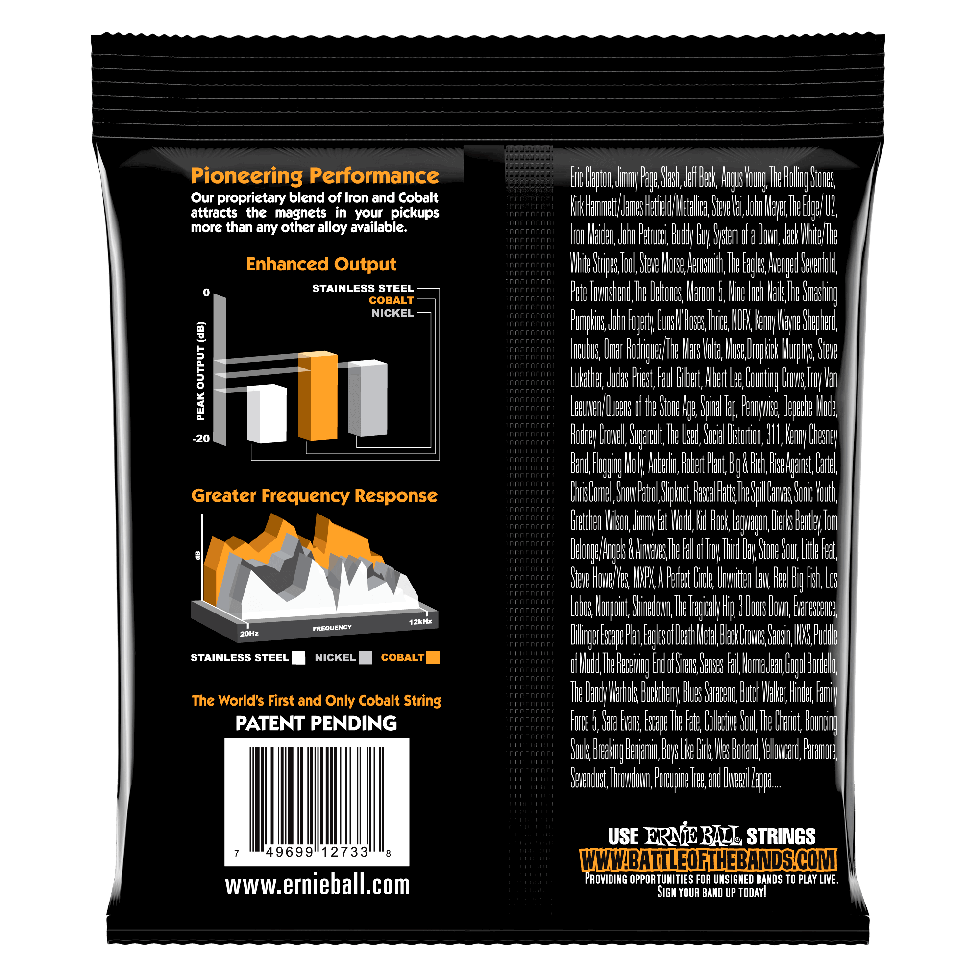 Slinky Cobalt Electric Bass Strings | Ernie Ball