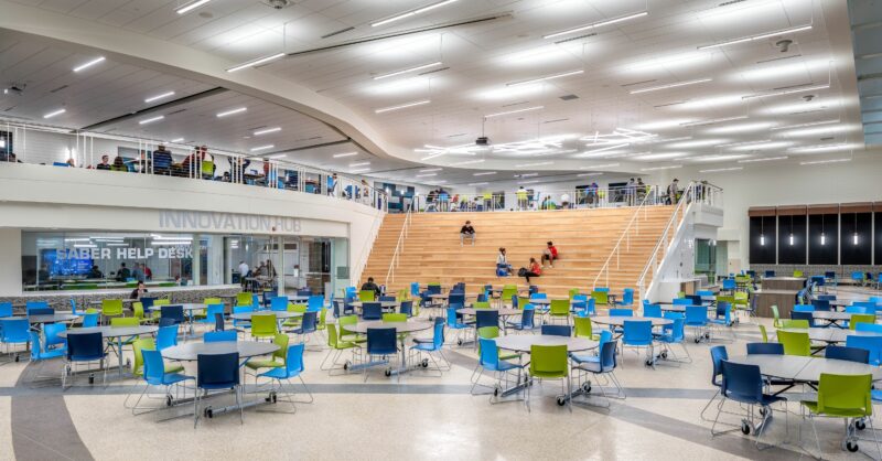 high school building